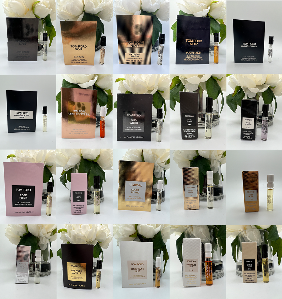 Tom Ford Fragrance Perfume Vials Samples Choose Scents, Combined ...