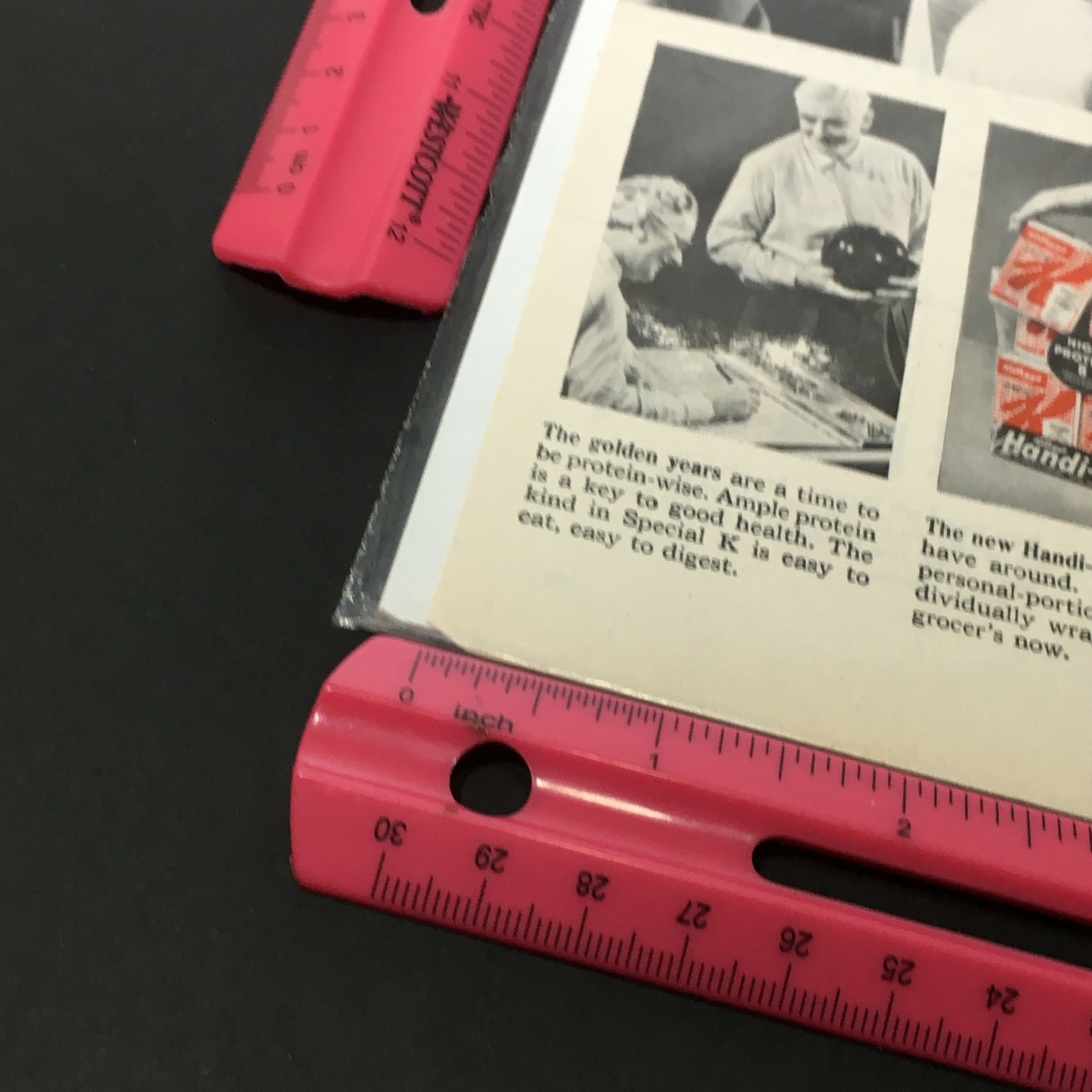 VTG 1958 Kellogg Company Kellogg's Special K & New Handi-Pak Cereals ...