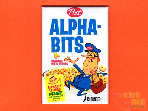 Post Alpha-Bits cereal vintage package art 2x3" fridge/locker magnet | eBay