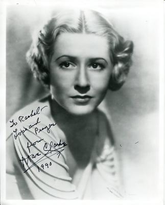 MAE CLARKE ACTRESS IN FRANKENSTEIN / BATMAN & PERRY MASON SIGNED PHOTO ...