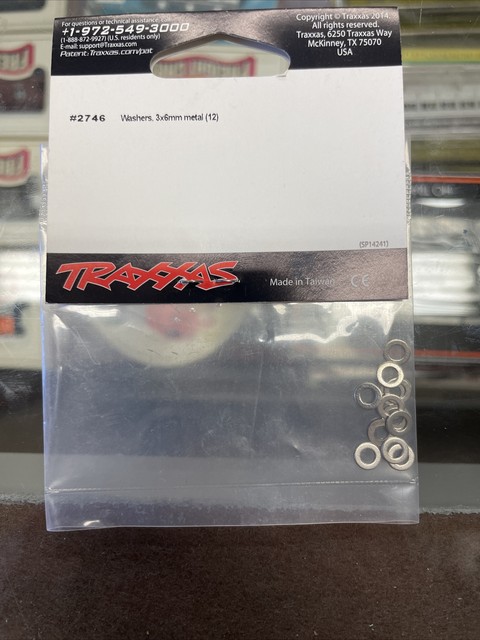 Traxxas 2746 Metal Washers 3x6mm (12) TRA2746 for sale online | eBay