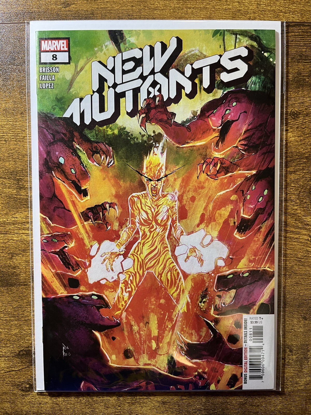 NEW MUTANTS 8 NM ROD REIS COVER ED BRISSON STORY MAGIK MARVEL COMICS ...