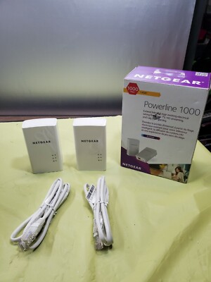 NETGEAR Powerline 1000 Network Extender (PL1000-100PAS) - White | eBay