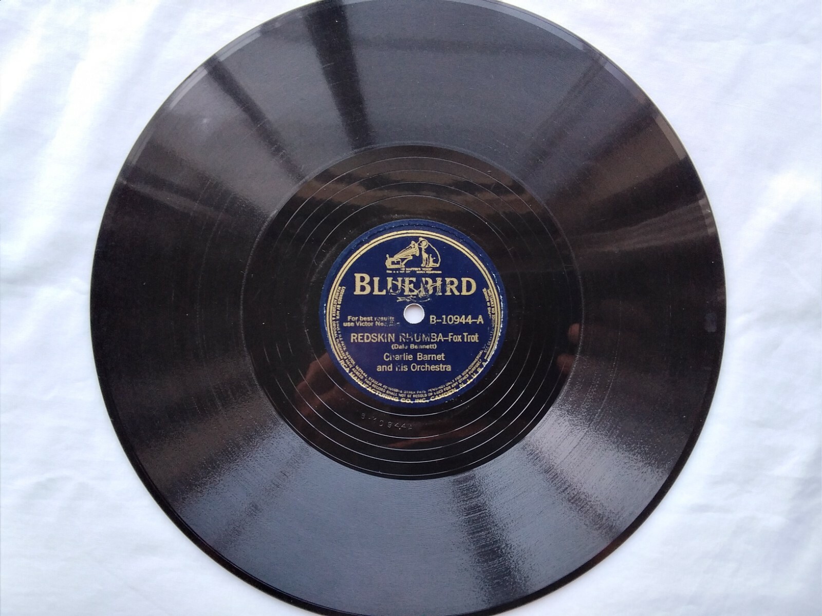 Charlie Barnet 78rpm Single 10-inch Bluebird Records #B-10944 Redskin ...