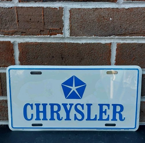 Vintage Chrysler License Plate Car Tag New Condition | eBay