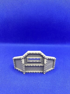 🇦🇺Warhammer 30k 40k Terrain Tank Gun Scenery Ruins Defence Wall PLA167G ...