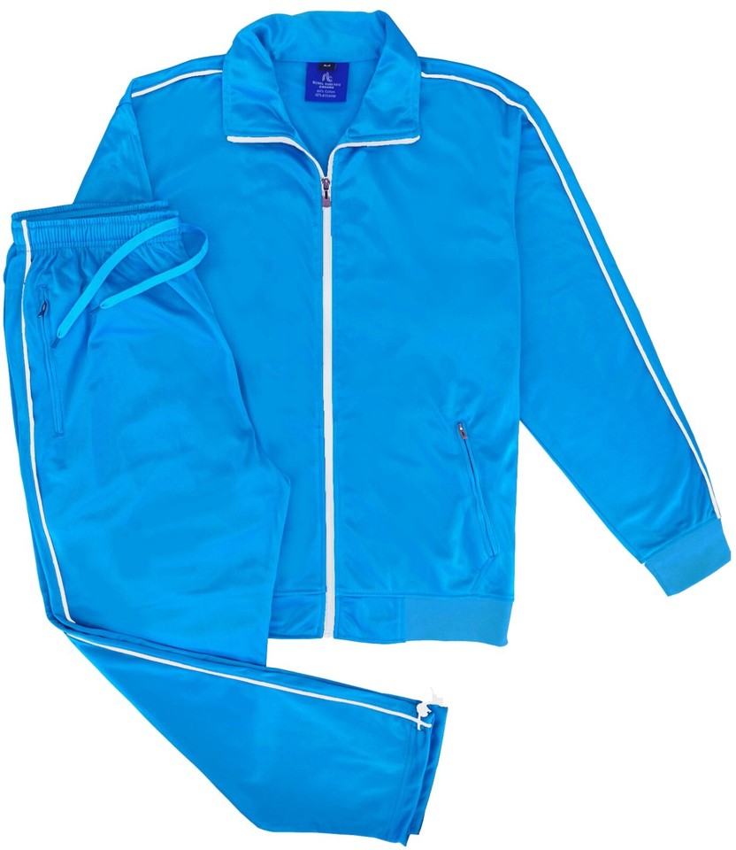 Men's Classic Retro Full Jogging Suit Plain Tracksuit Outfit | eBay