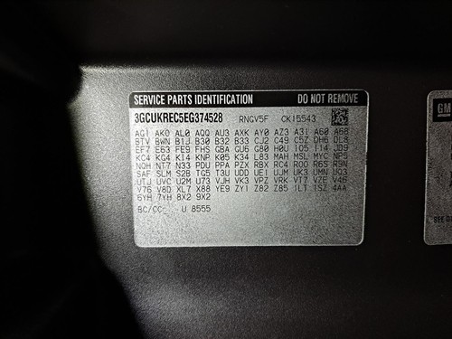 Lh Driver Side Front Upper Control Arm 2014 Silverado Truck/Pickup 1500 ...