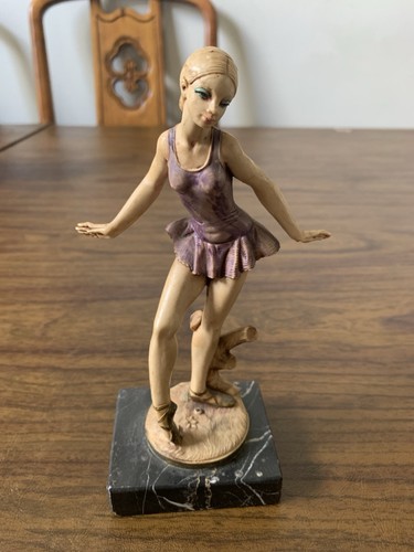 Simonelli Ballerina on Carrara Mable Figurine from Italy | eBay