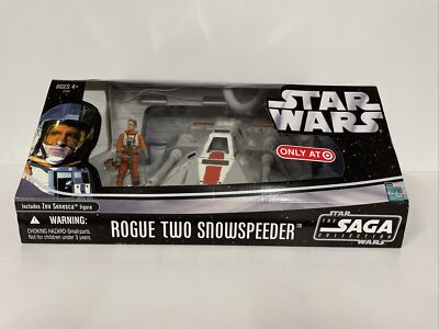 Star Wars ROGUE TWO SNOWSPEEDER w/ Zev Senesca Saga Collection Target ...