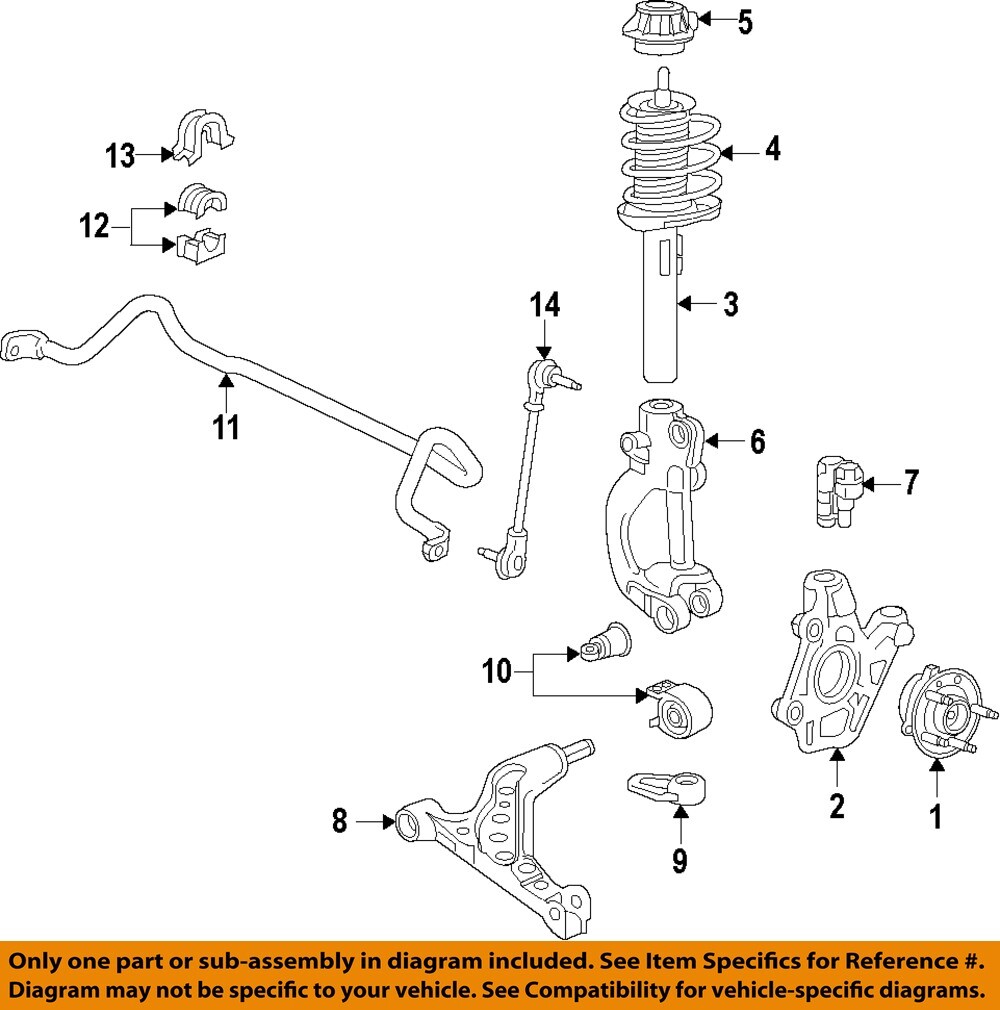 GM OEM 17-20 Envision Stabilizer Bar Components-Stabilizer Link ...