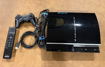 Sony PlayStation 3 PS3 40GB CECHH01 Pre-Owned Tested comes with Remote ...