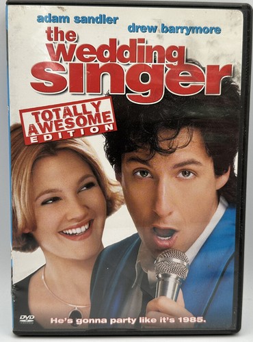 The Wedding Singer DVD Widescreen Adan Sandler & Drew Barrymore ...