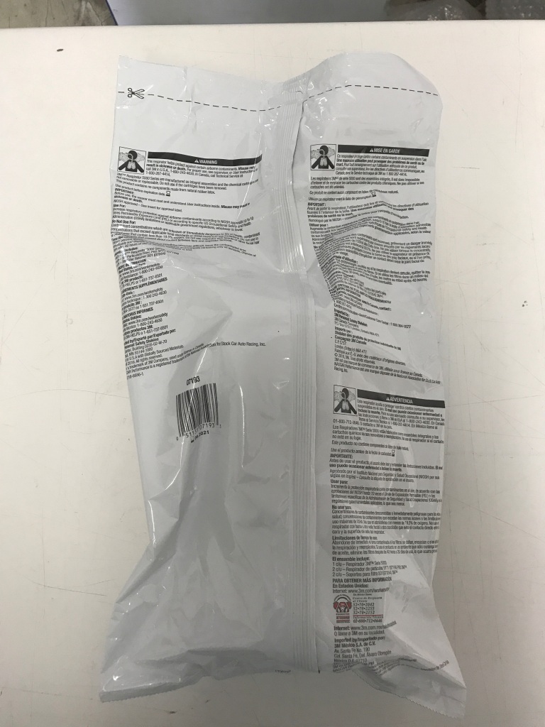 3M 07193 Dual Cartridge Respirator Assembly Organic Vapor LARGE | eBay