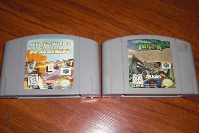 Star Wars Episode 1 Pod Racer Pod Turok: Dinosaur Hunter Nintendo 64 ...