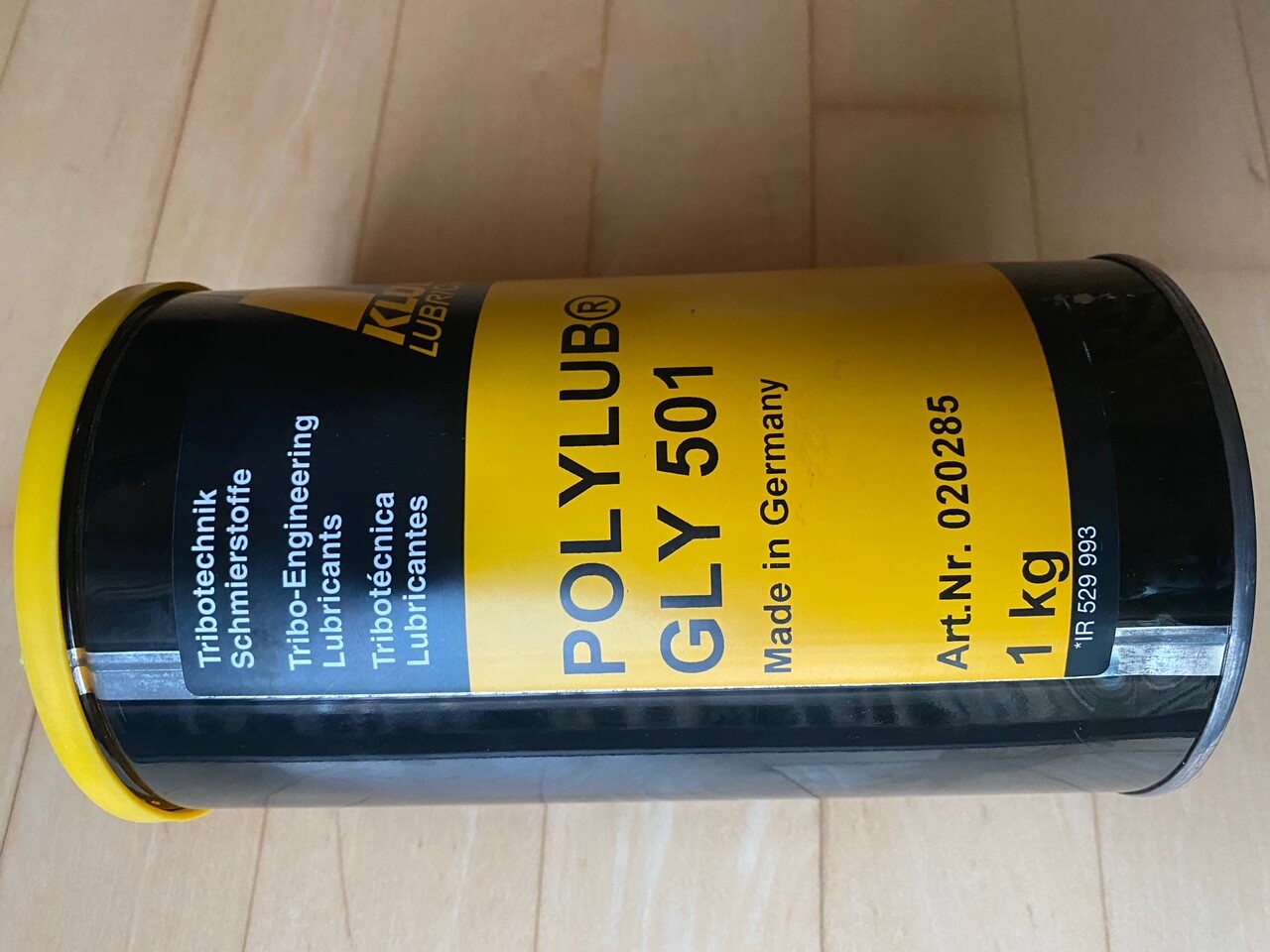 1kg Polylub GLY 501 Klüber Lubrication Fett Tribotechnik Schmierstoff ...