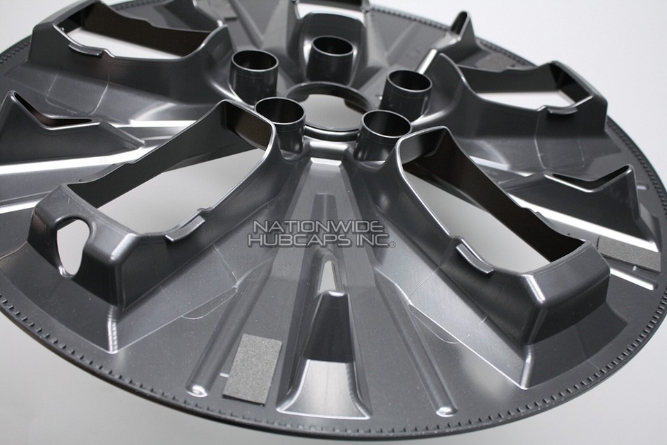 2021-2023 Nissan Rogue SV Black 18" Wheel Skins Hub Caps Alloy Rim ...