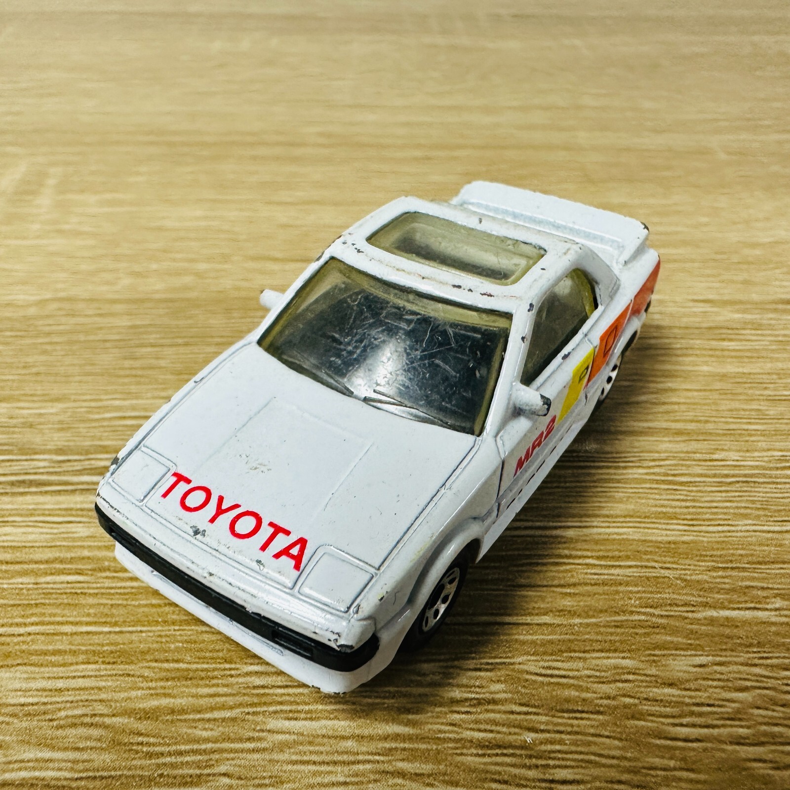 Toyota MR2 MB163 White Orange Pace Car 1986 Superfast | eBay Australia