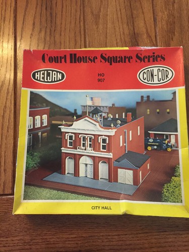 NOS - HO SCALE HELJAN CON-COR COURT HOUSE SQUARE SERIES - CITY HALL HO ...