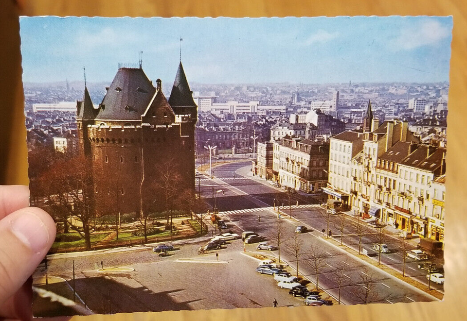 1963 LOT 5 POST CARDS PC of BRUSSELS/BELGIUM/BRUXELLES Tourist Sights ...