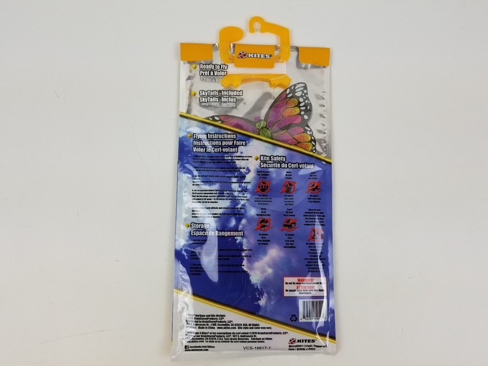 Microkite Mini Mylar Butterfly & Ladybug X Kites New In Package | eBay