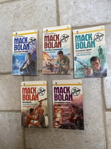 Lot Of 5 Mack Bolan Executioner Series No 45-49 Paperback Good - V good | eBay