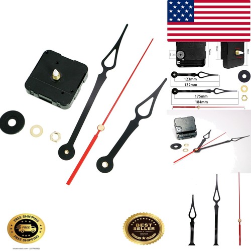 Wall Clock Movement, 24-Hour Clock DIY Replacement Repair Kit Parts ...