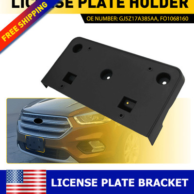 Fits 2017-2019 Ford Escape Front License Plate Frame Tag Holder ...