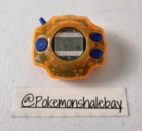 Digimon Digivice D2 1999 VPET - Transparent Orange *FANTASTIC CONDITION ...