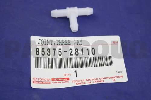 8537528110 Genuine Toyota JOINT, WINDSHIELD WASHER ELBOW, NO.3 85375 ...