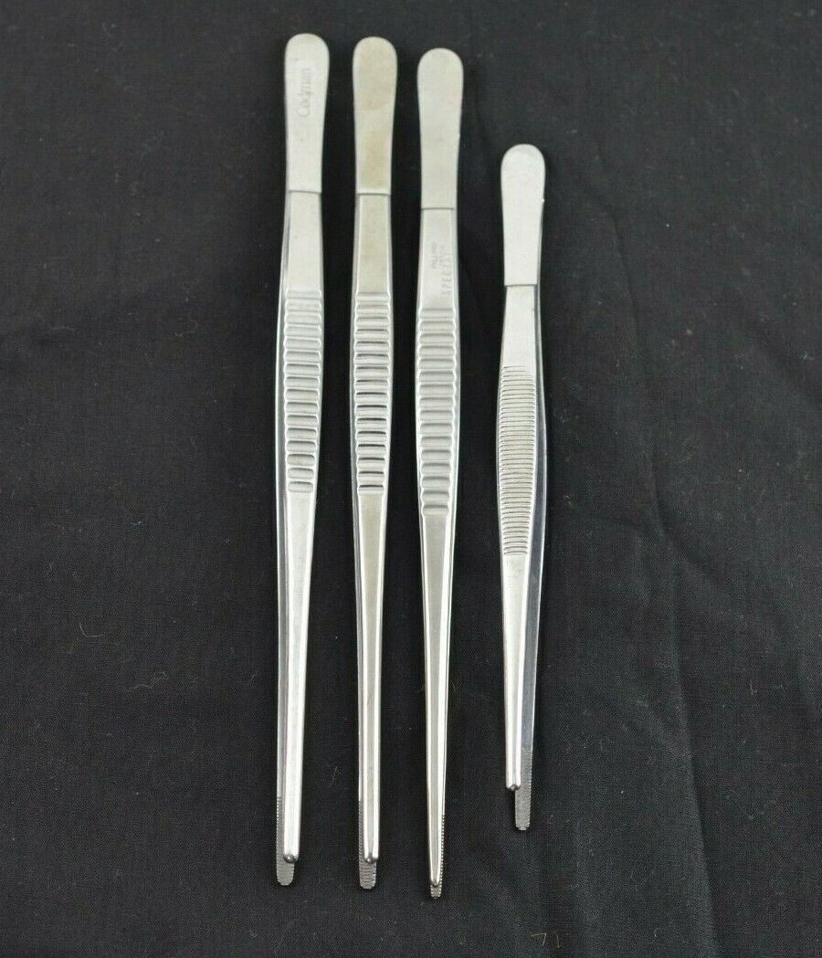 Thumb Grasping Forceps Horizontal Pick-ups Made in Germany | Lot of 4 ...