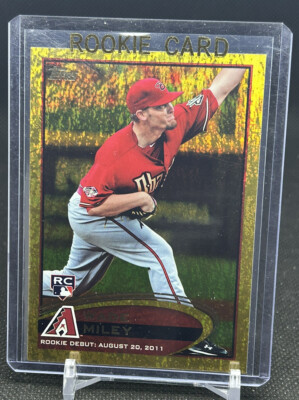 2012 Topps Update Rookie Debut Golden Moments Wade Miley #US5 Rookie RC ...