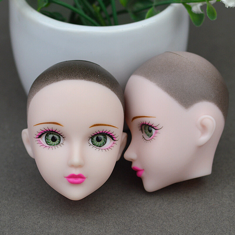 Kids Practice Makeup Doll Heads Original 3D Eye XINYI Doll Head For 1/6 ...