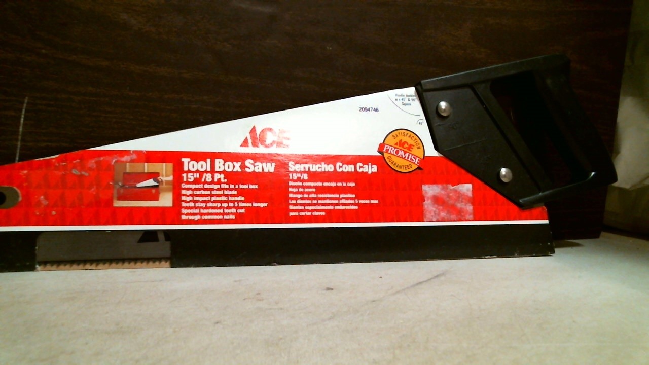 ACE 2094746 Tool Box Saw, 15", 8 pt, FREE SHIPPING | eBay