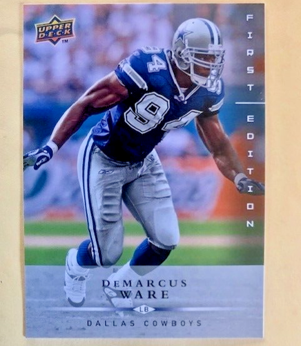 DeMARCUS WARE HoF DALLAS COWBOYS 2008 Upper Deck FIRST EDITION CARD# 41 ...
