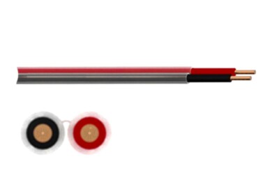 Durite 0-975-35, Siamese Twin-Core PVC Red/Black Battery Cable - 2 x ...