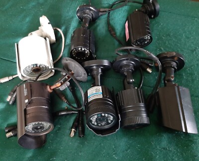 Lot of Analog Outdoor Surveillance Camera With NTSC System | eBay