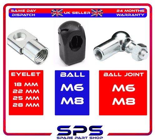 Ball Joint Eyelet Ball Female End Fittings M6 M8 Universal Gas Struts ...