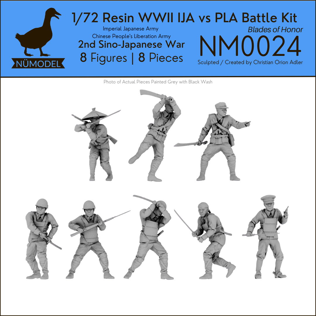 NUMODEL NM0024 | 1/72 Resin WWII IJA vs PLA Battle Kit "Blades of Honor ...