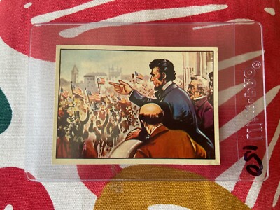 1960 Figuras Historicas Album III # 82 President Abraham Lincoln ...