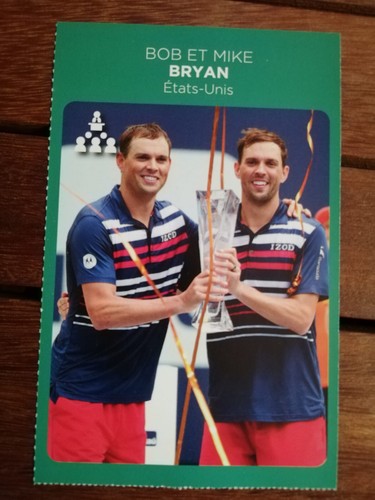 BOB & MIKE BRYAN, RARE TENNIS ROOKIE CARD (FANCH29) | eBay