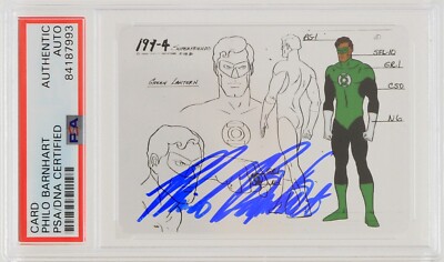 2019 Philo Barnhart Green Lantern Signed Animation Cell Trading Card ...