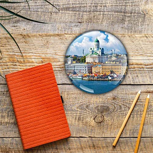 Helsinki Finland Paperweight in Gift Box, 3 Inch Crystal Dome, Perfect ...