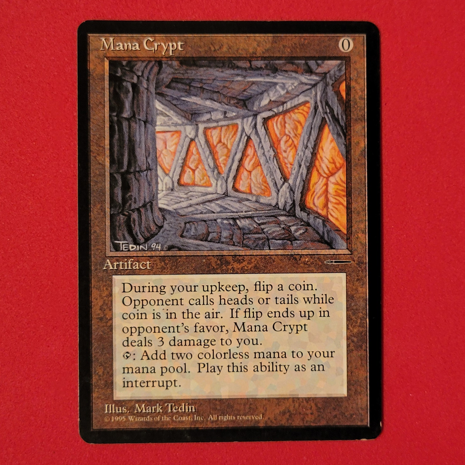 Mana Crypt & Demonic Tutor Magic the Gathering Media Promo & Unlimited ...