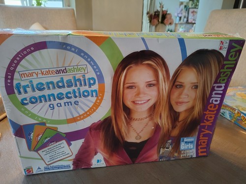 Mary-Kate & Ashley Olsen 2002 FRIENDSHIP CONNECTION Board Game New ...