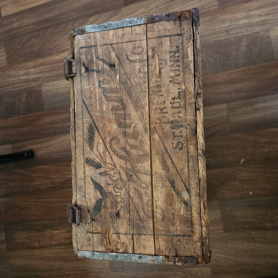 Antique Early Theo Hamm Brewing co Beer Wood Box Crate 36 bottle | eBay