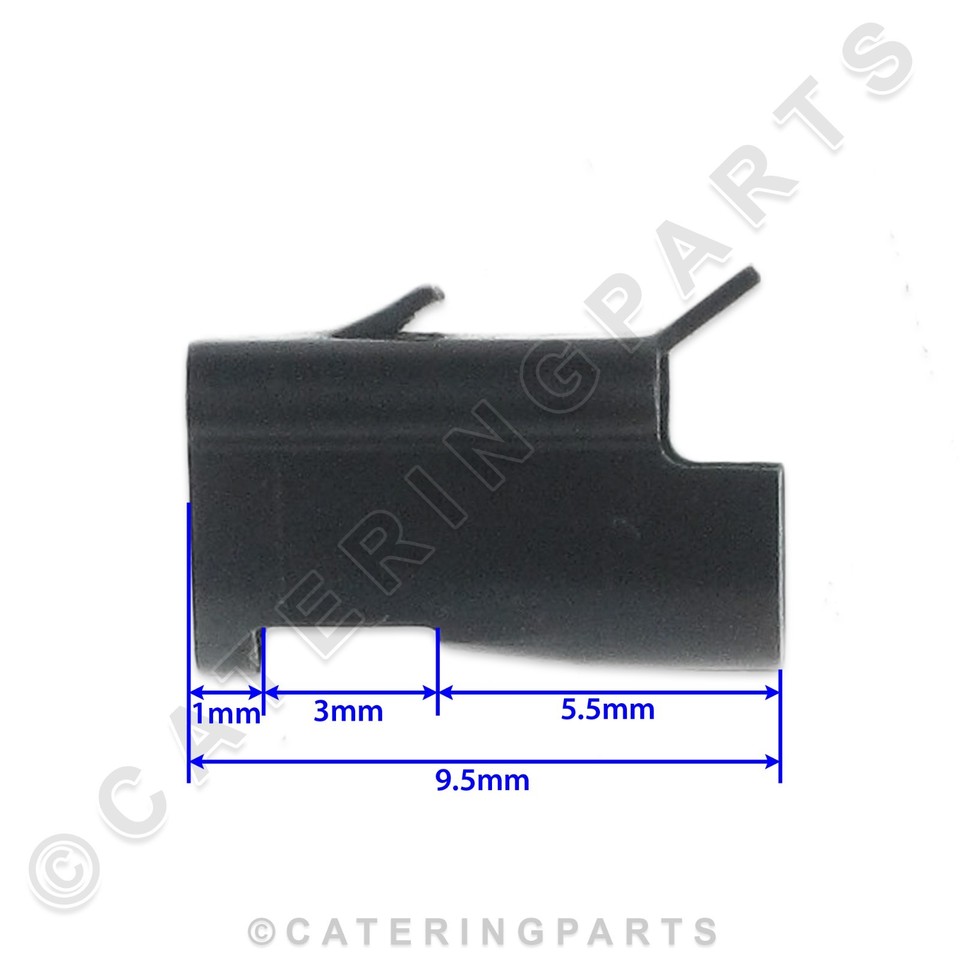 ELECTROLUX 025245 PAIR OF 8mm D SHAFT CONTROL KNOB SECURING METAL ...