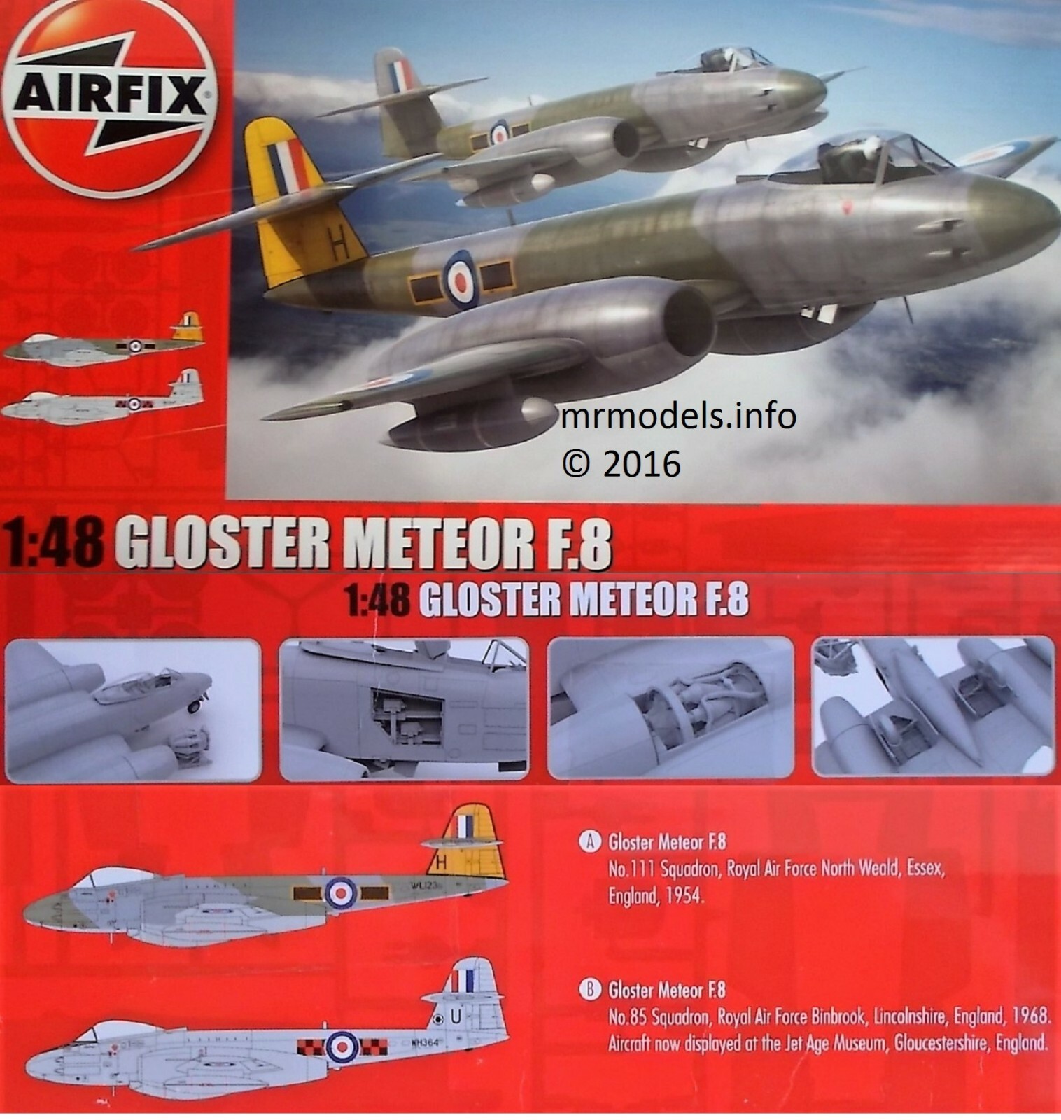 Airfix 1/48 Military Aircraft Aeroplane Plane New Plastic Model Kit 1 ...