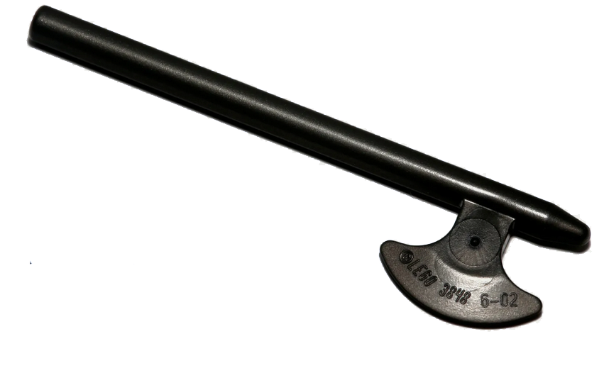 NEW LEGO - Weapon - Ax - Halberd Pearl Dark Gray x1 - axe 7189 7947 ...