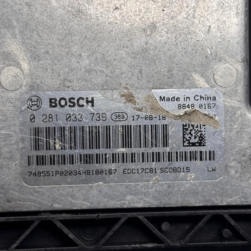 BOSCH ECU 0281033739 EDC17C81 for MAXUS | eBay